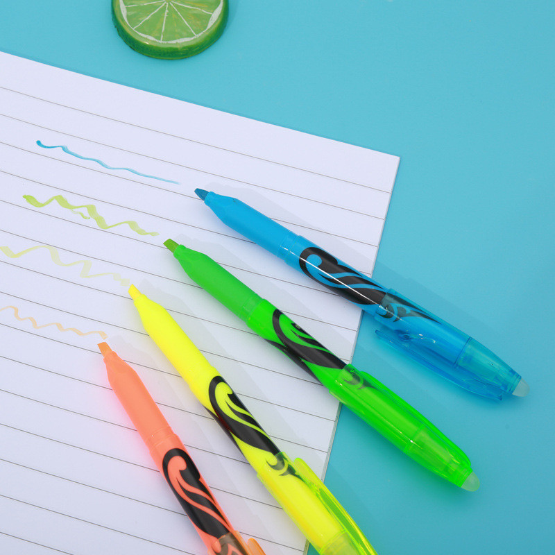 Color Friction Easy-to-Rub Multi-Color Erasable Highlighter Friction ...
