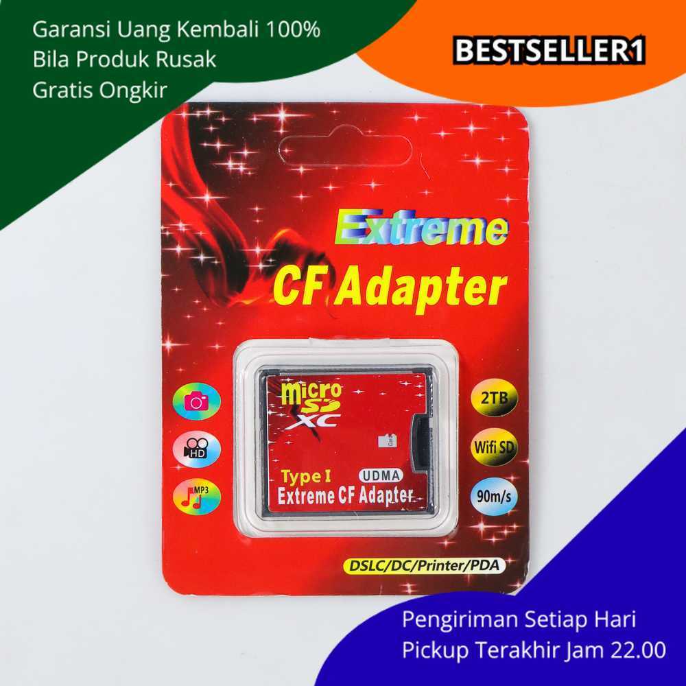 Micro SD to CF Adapter Converter – Compact Flash Memory Card Type I ...