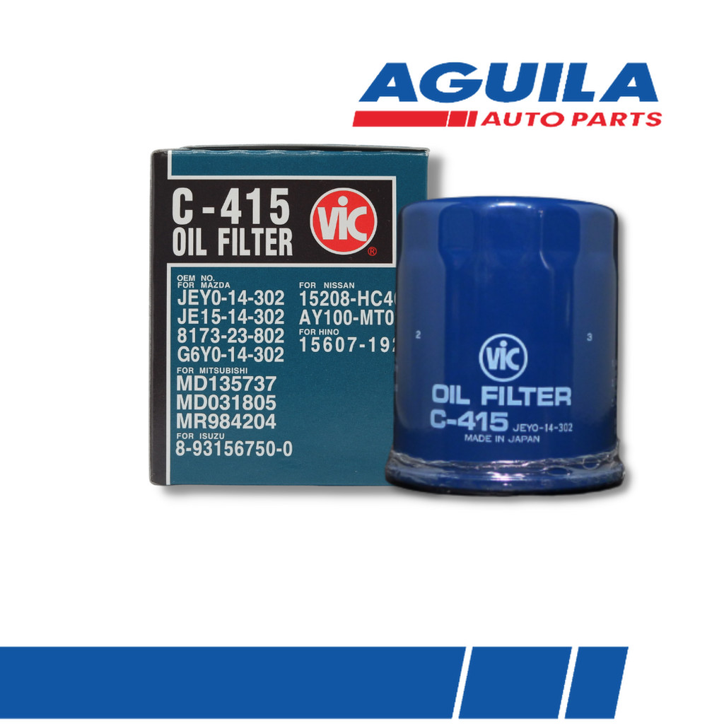 Original VIC - Oil Filter (C415) for Mazda, Lancer, Mitsubishi Mirage ...