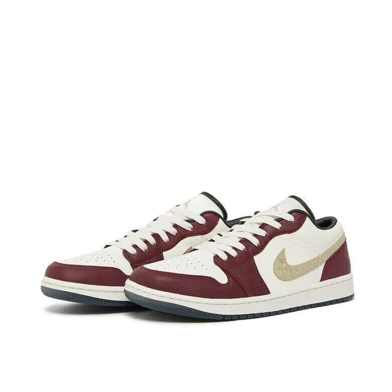 Nike Air Jordan 1 Low SE CNY Shoes "Year of the Dragon" Sail Gold ...