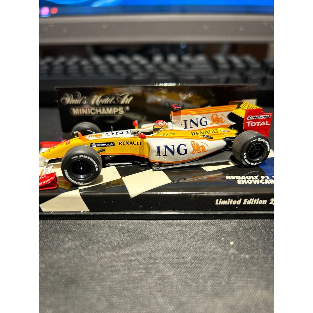 Mini Cut 1/43 F1 Renault Fleet Renault R29 Painting 2009 Saiji showcar ...