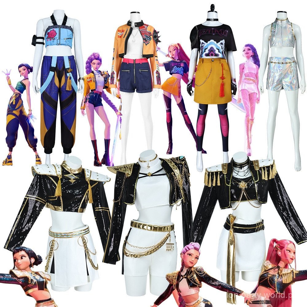 K-POP Demon Hunters Mira Cos Clothes Rumi Cos Zoey Song Costume Cosplay ...