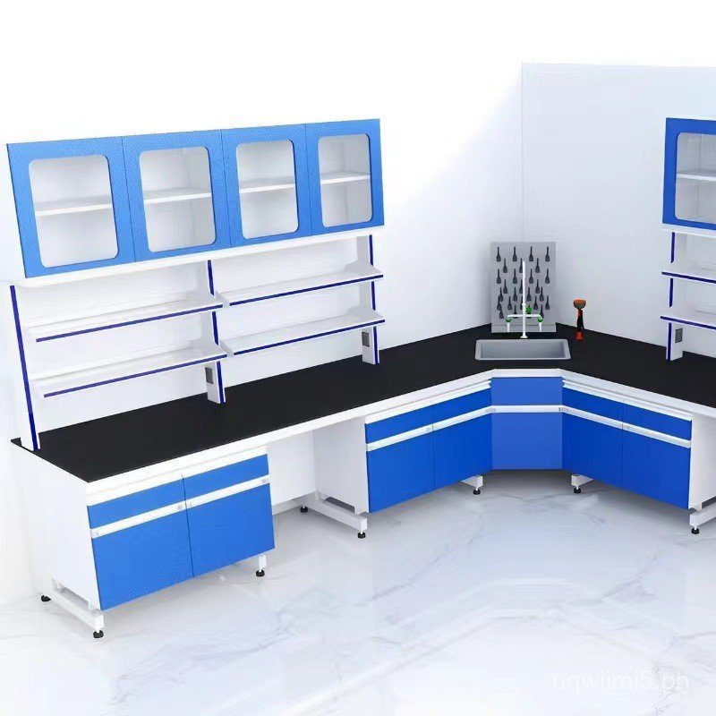 Laboratory Steel Wood Experiment Table All Steel Central Test Operation ...