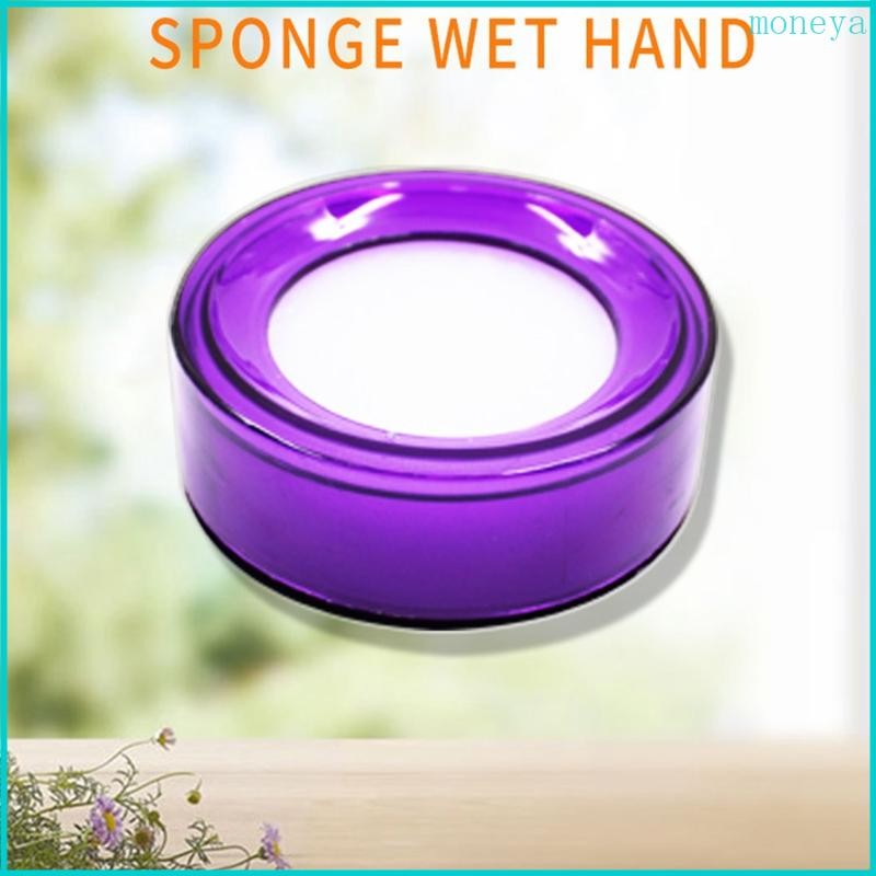 Mya Finger Wet Sponge Cup Reusable Fingertip Moistener for Bank Cashier ...