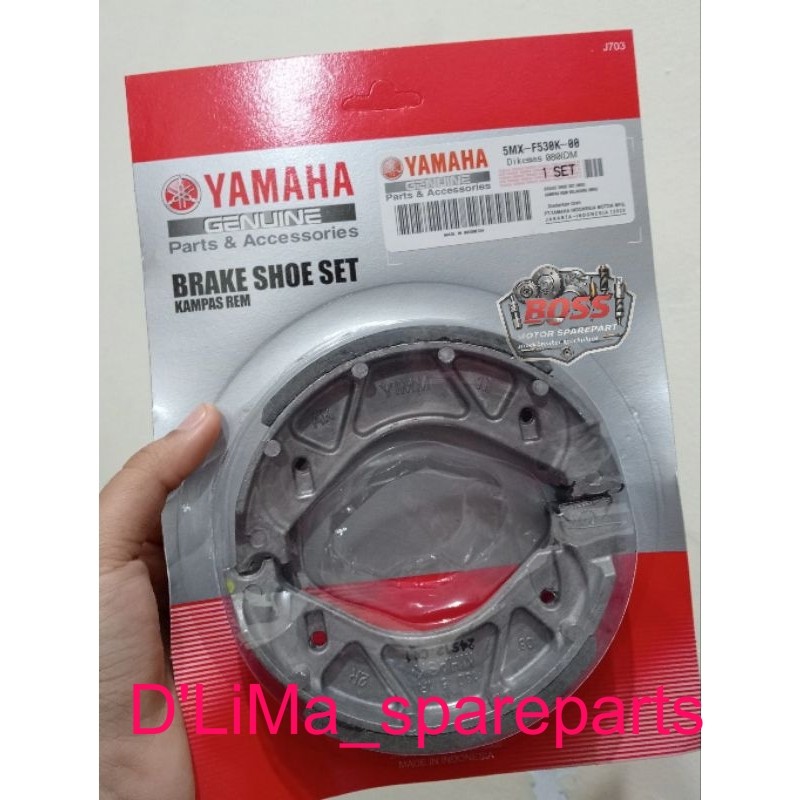 Yamaha Mio Seporty Rear Drum Brake Pads (5mx) | Shopee Philippines