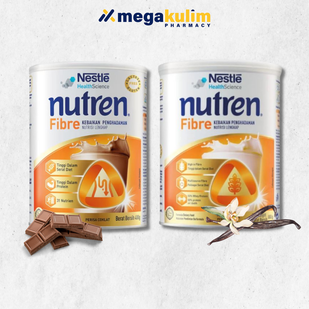 Nestle Nutren Fibre [Vanila / Chocolate] (400g / 800g) | Shopee Philippines