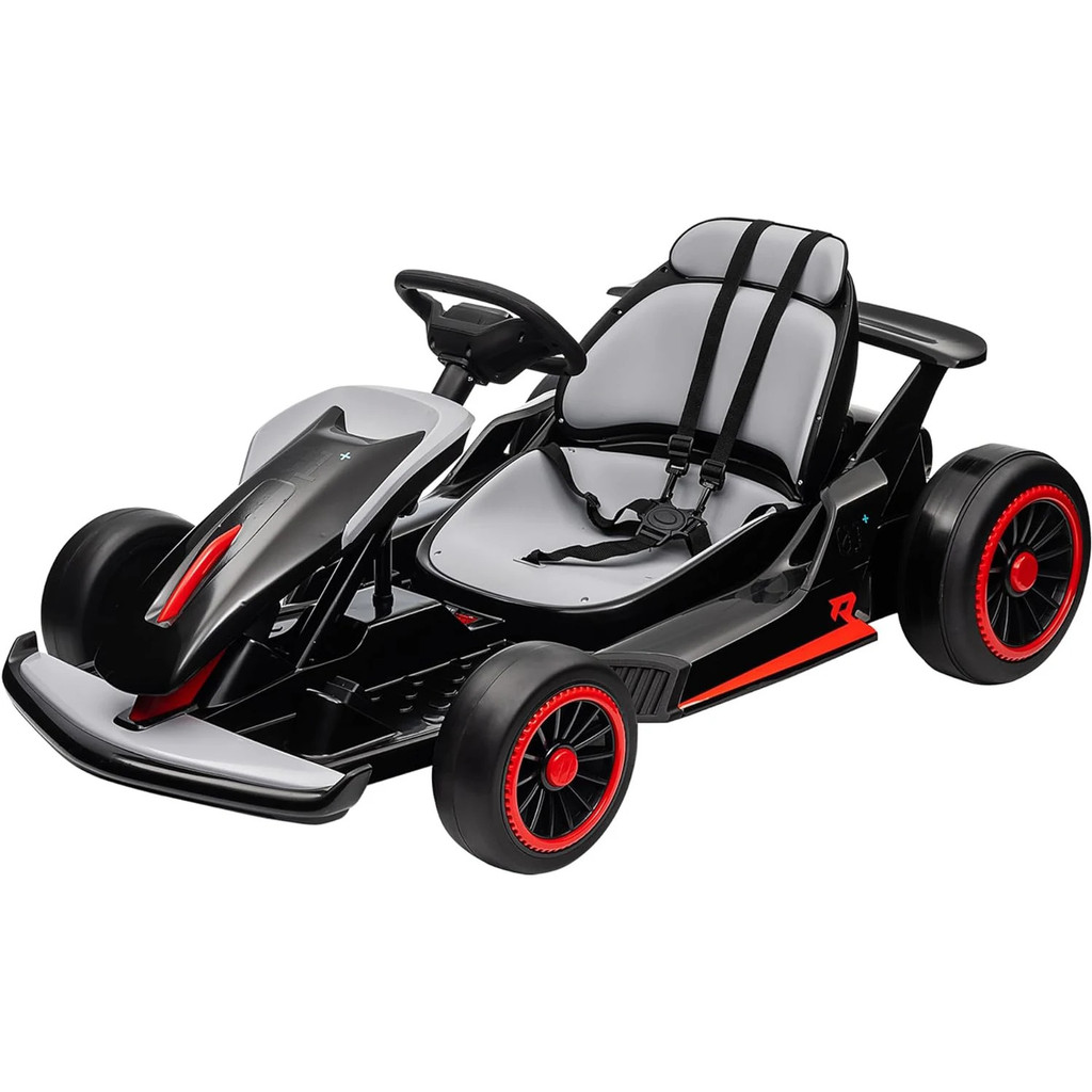 Go Kart, Electric Drift Kart Car With Adjustable Seat 24v 7ah Outdoor ...