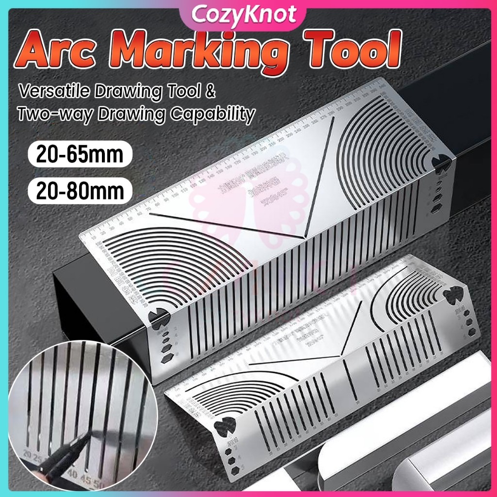 Metal Ruler Square Tube to Round Ruler Square Steel 90° Bend Arc Angle ...