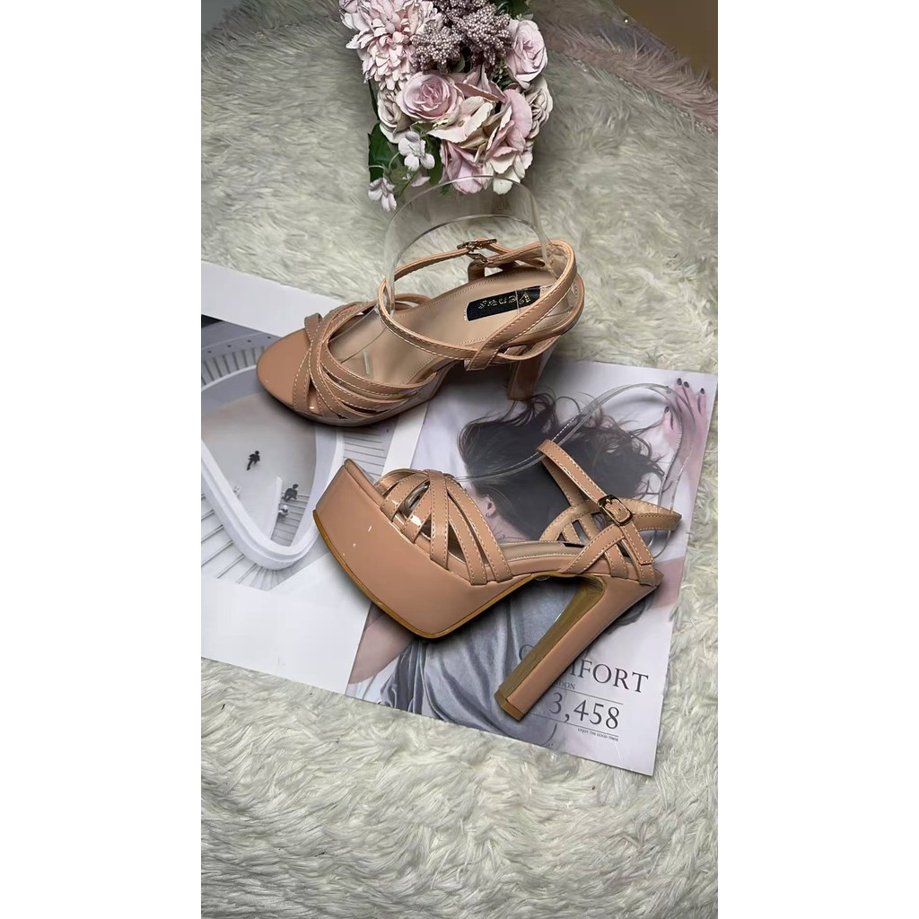 Beauty Contest Model High Heels Pageant Shoes Glossy 5.5 Inches Heels ...