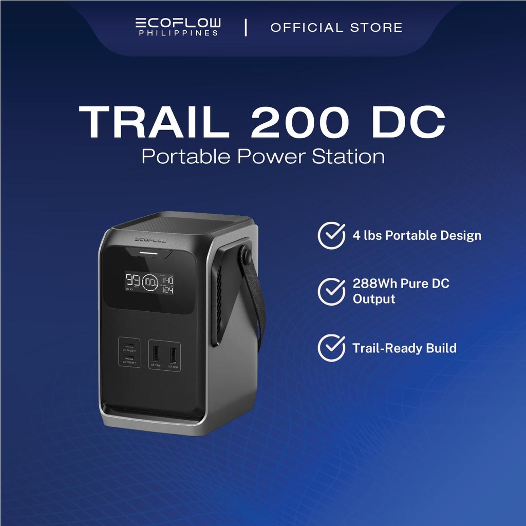 EcoFlow TRAIL 200 DC Portable Power Station | Shopee Philippines