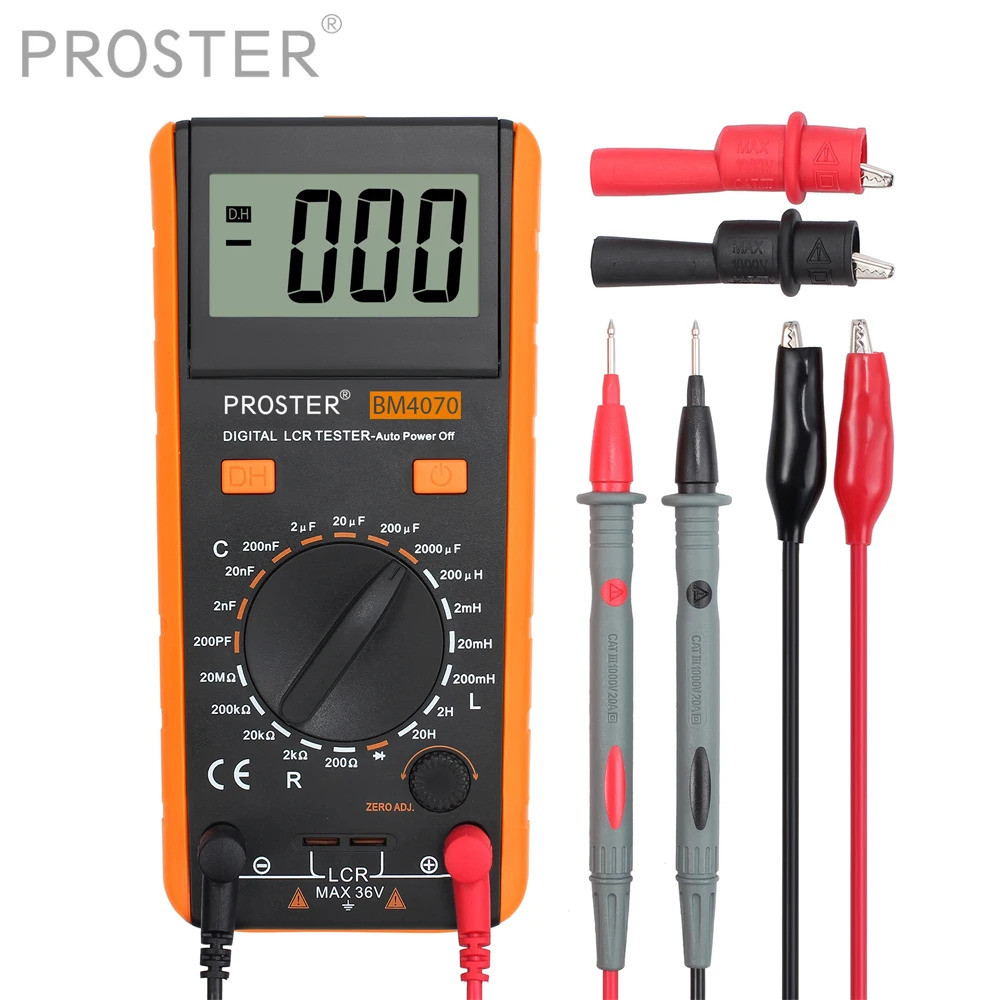Proster BM4070 Digital Multimeter LCR Meter Tester For Inductance ...