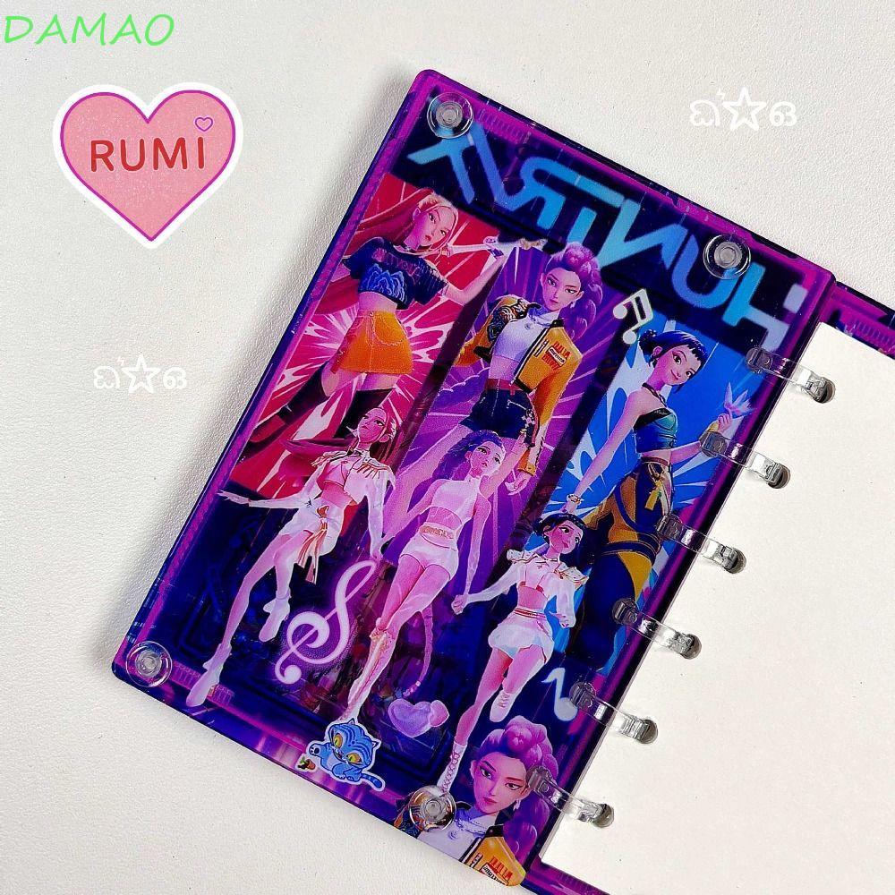 DAMAO Demon Hunters Notebook, Acrylic Rumi Mira Zoey a7 Binder Journal ...