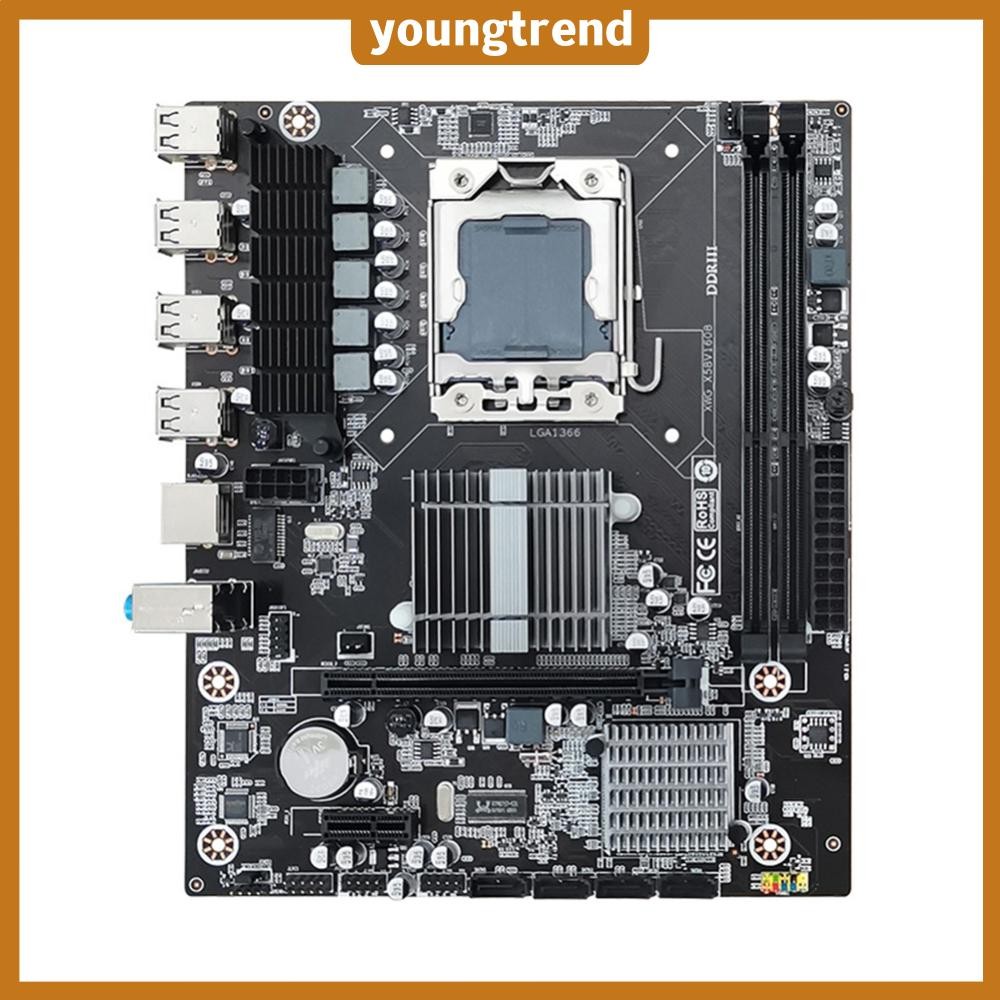 [Ready Stock] X58 PC Motherboard DDR3 Memory LGA 1366 Gaming PC ...