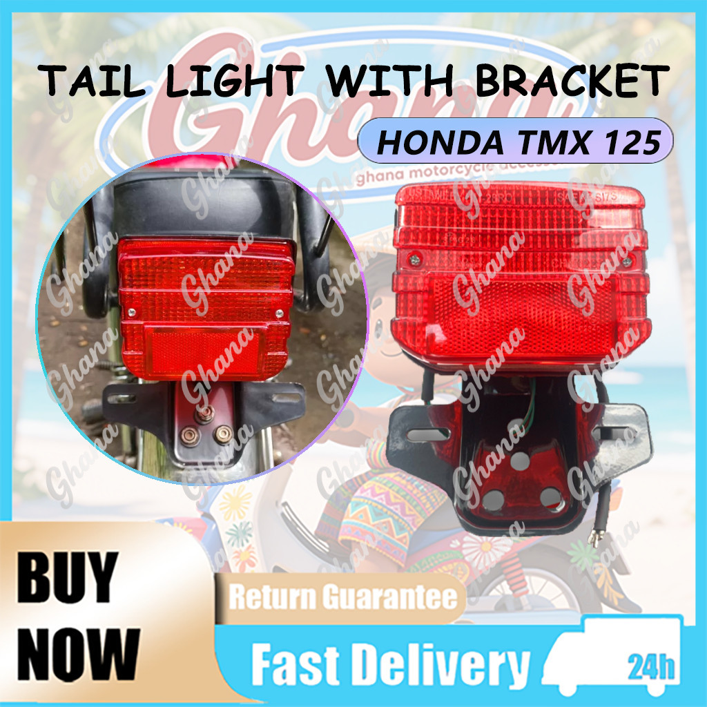 MOTORCYCLE HONDA TMX 125 / RUSI TAIL LIGHT WITH BRACKET | Shopee ...