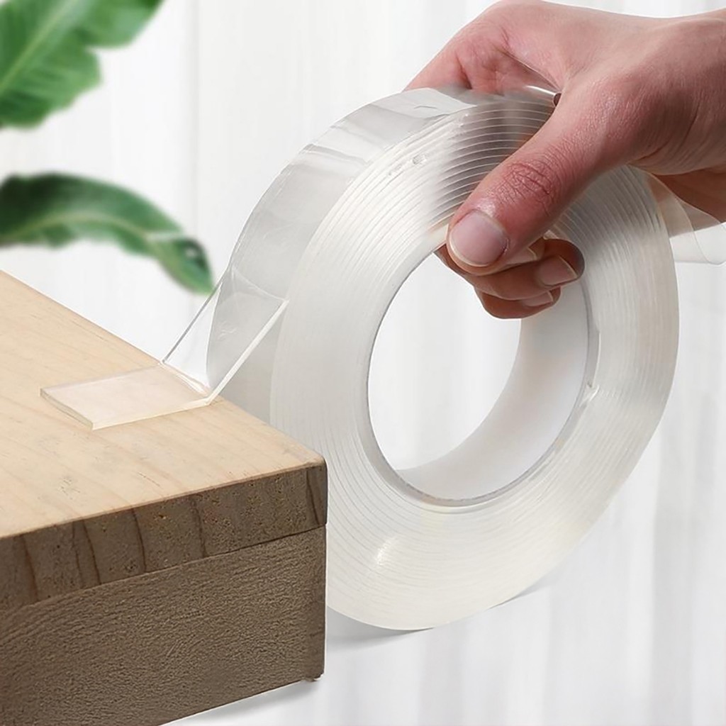 SUPER ADHESIVE NANO MAGIC DOUBLE-SIDED ADHESIVE TAPE – 5M ROLL (3CM x ...