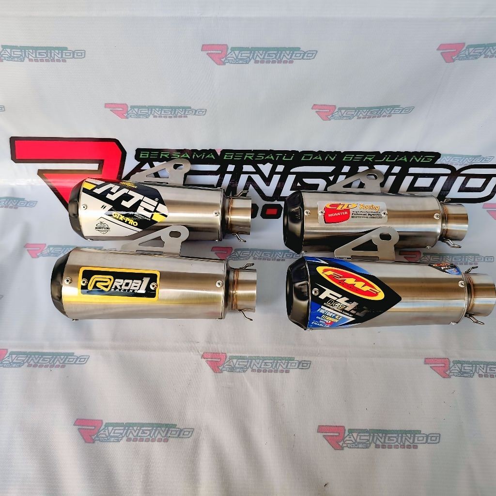 Cod canister 51 mm racing exhaust model gtx pro viperman tmx bajaj ct ...