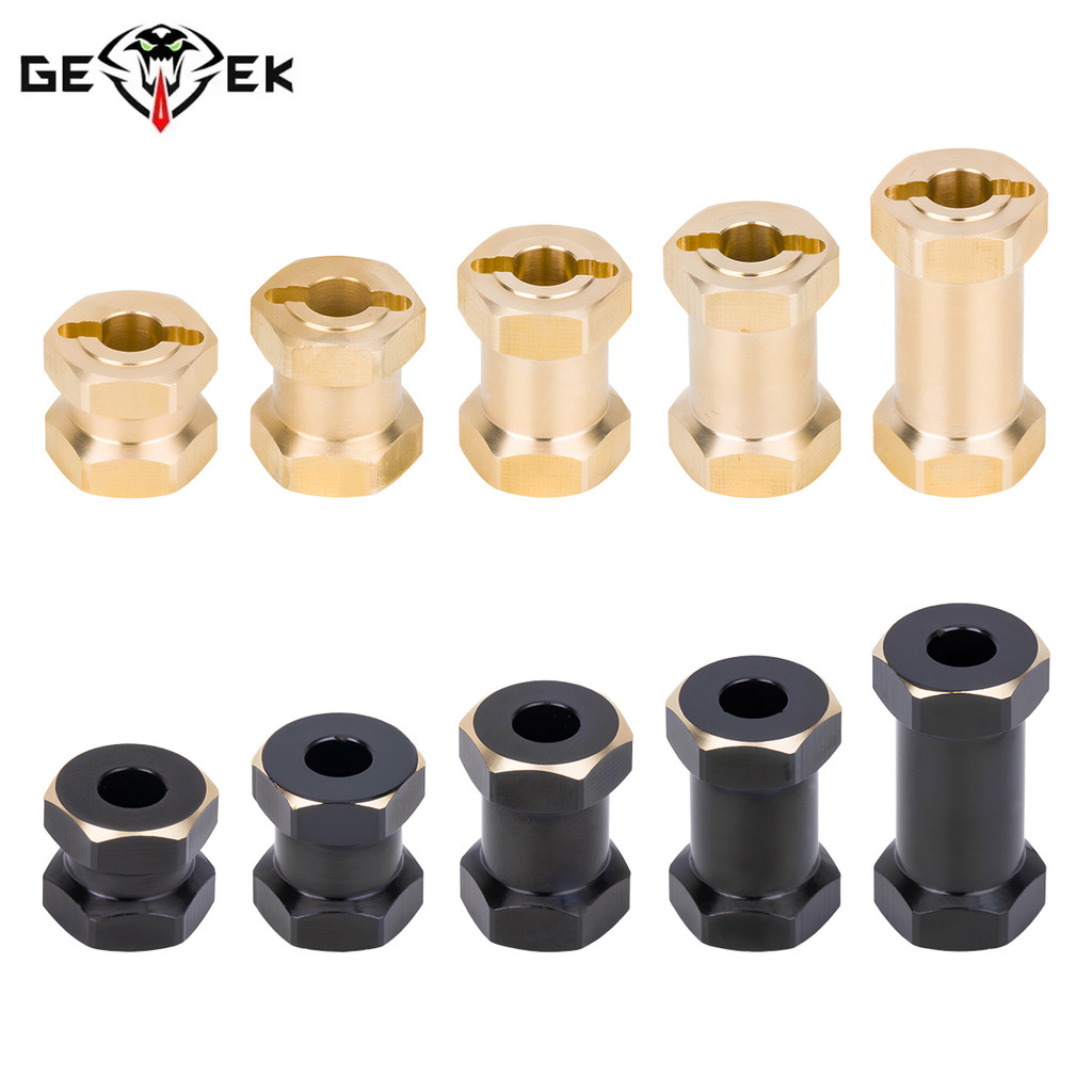 4Pcs Brass 12MM Wheel Hex Extended Adapter Combiner 12/15/17/20/25MM ...