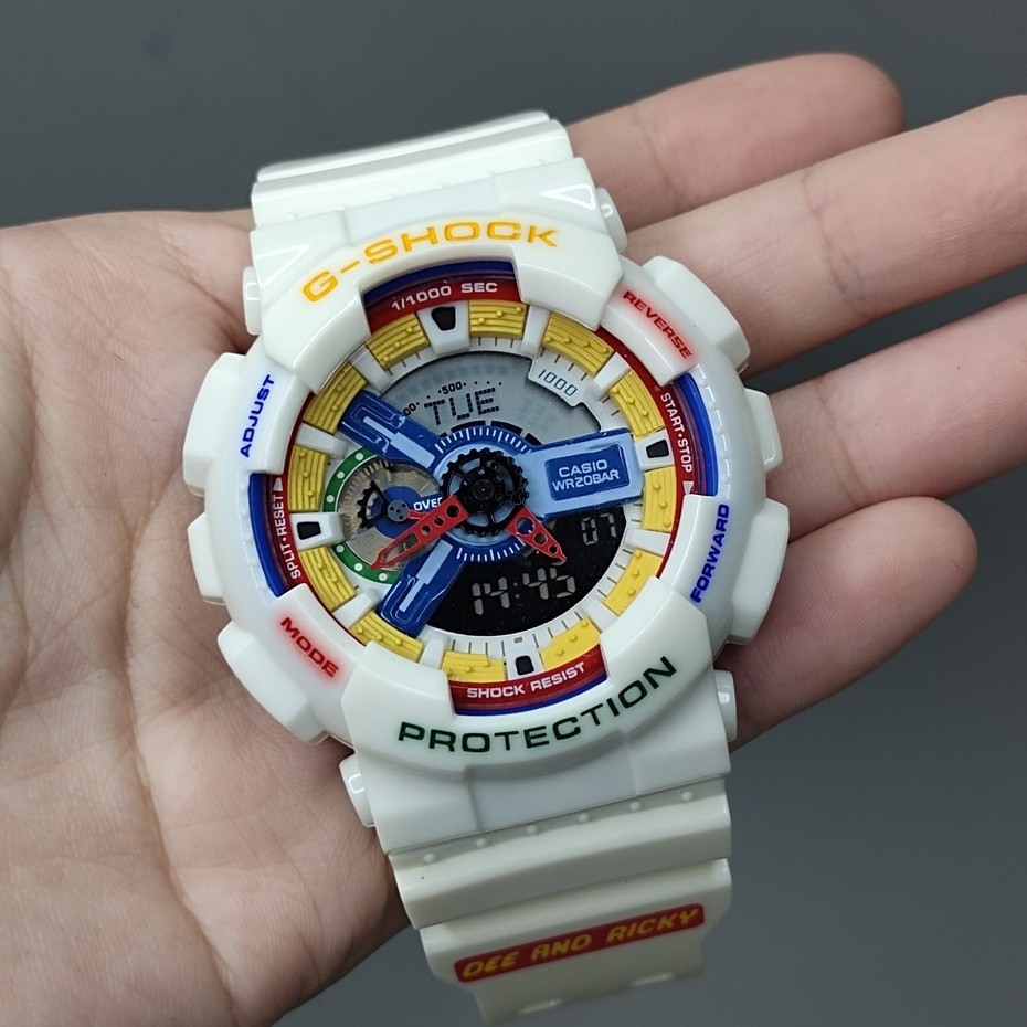 2026 g*/@shock GA-110 Lego series white Sports Watch GA-110DR-7 X DEE ...