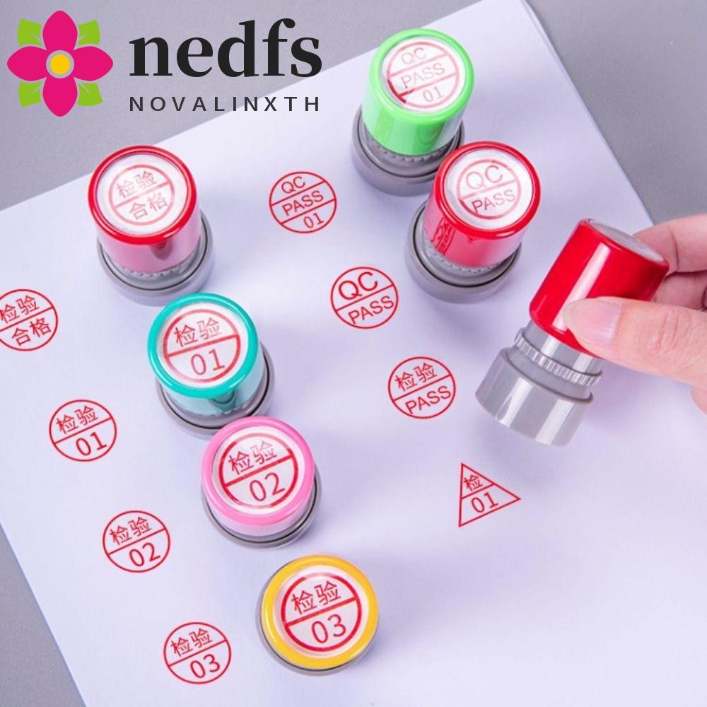 NEDFS QA QC Inspect Stamp, Self-Inking Engraved Quality PASS Stamp ...