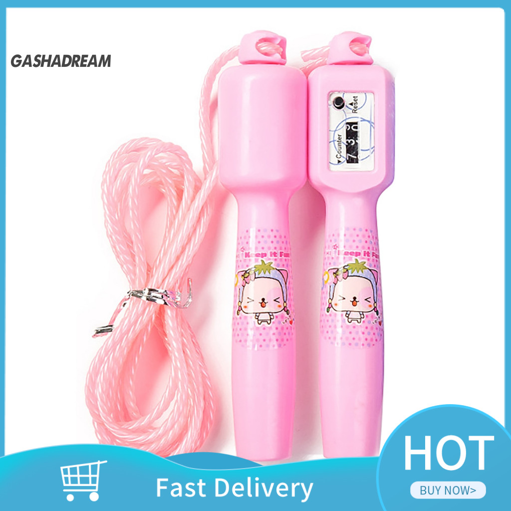 Cartoon Counting Adjustable Kindergarten Kids Body Building Skipping ...