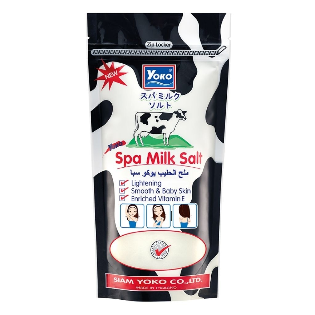 YOKO Milk Salt 300g – Spa Whitening & Exfoliating Body Scrub for ...
