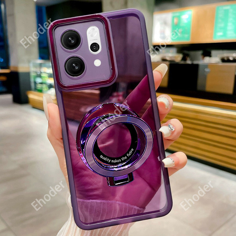 Casing for OPPO Find X9 Pro 5G 2025 Transparent With Ring Magnetic ...