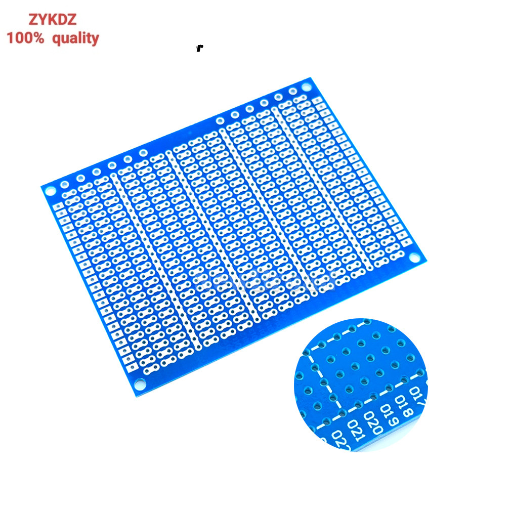 5pcs DIY 7*9M Blue Single Side Prototype Paper PCB Universal Experiment ...