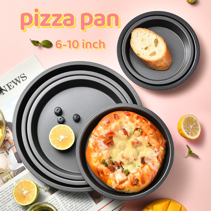 Aluminium Non-stick Pizza Pan Round Pie Mould Cake Pan Various Size ...