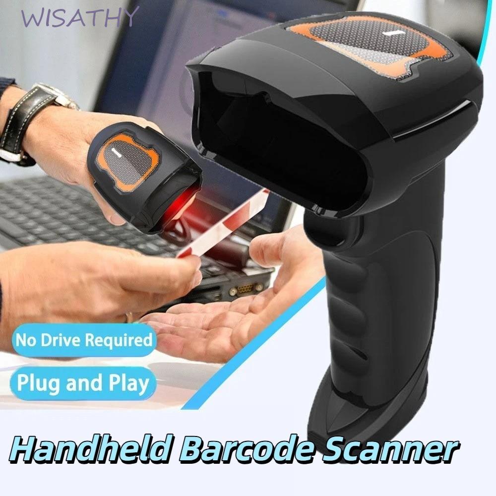 ELMER1 2D Barcode Scanner, 1.8Meter Data Cable Omni-directional ...