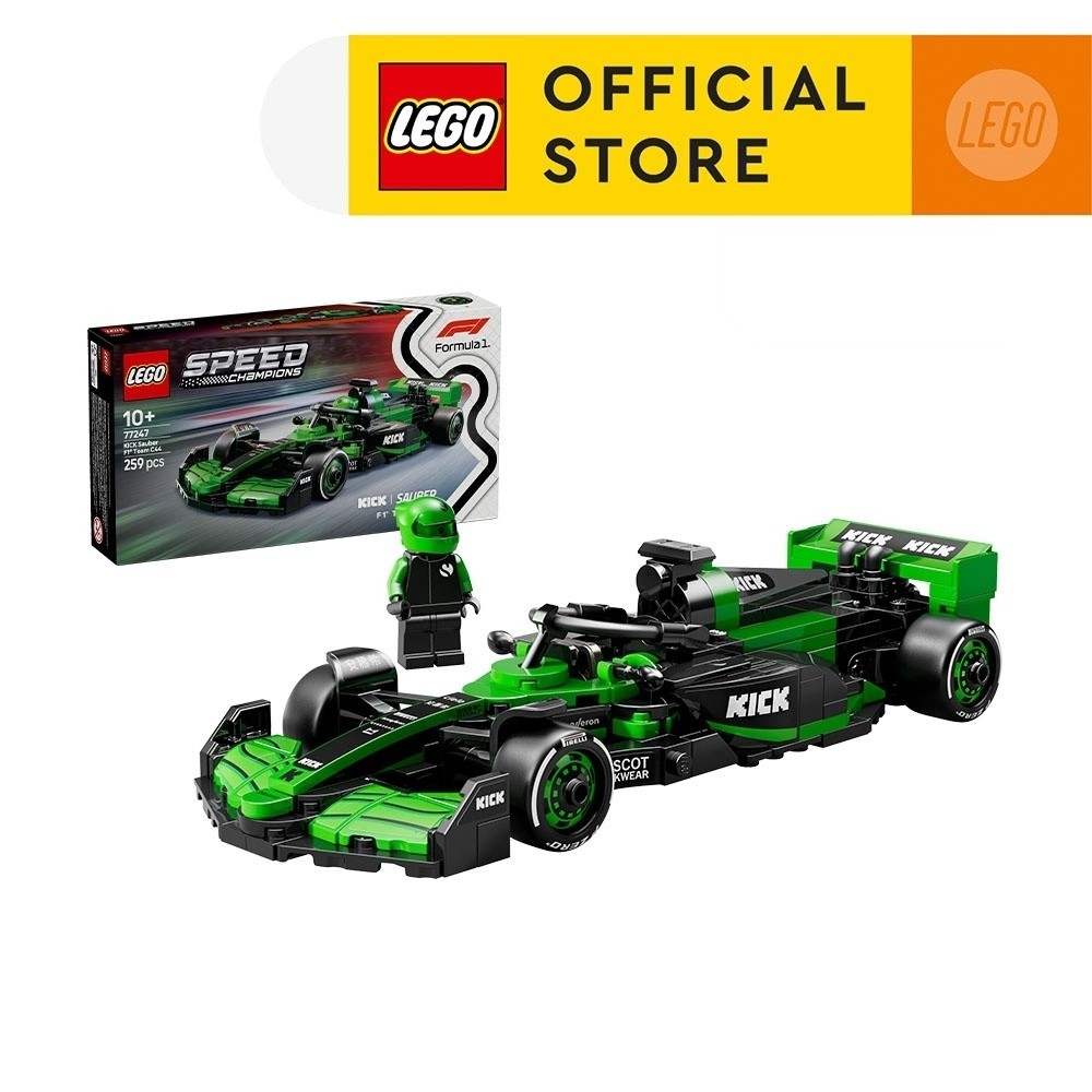 LEGO Speed Champions 77247 KICK Sauber F1 Team C44 Race Car (259 Pieces ...