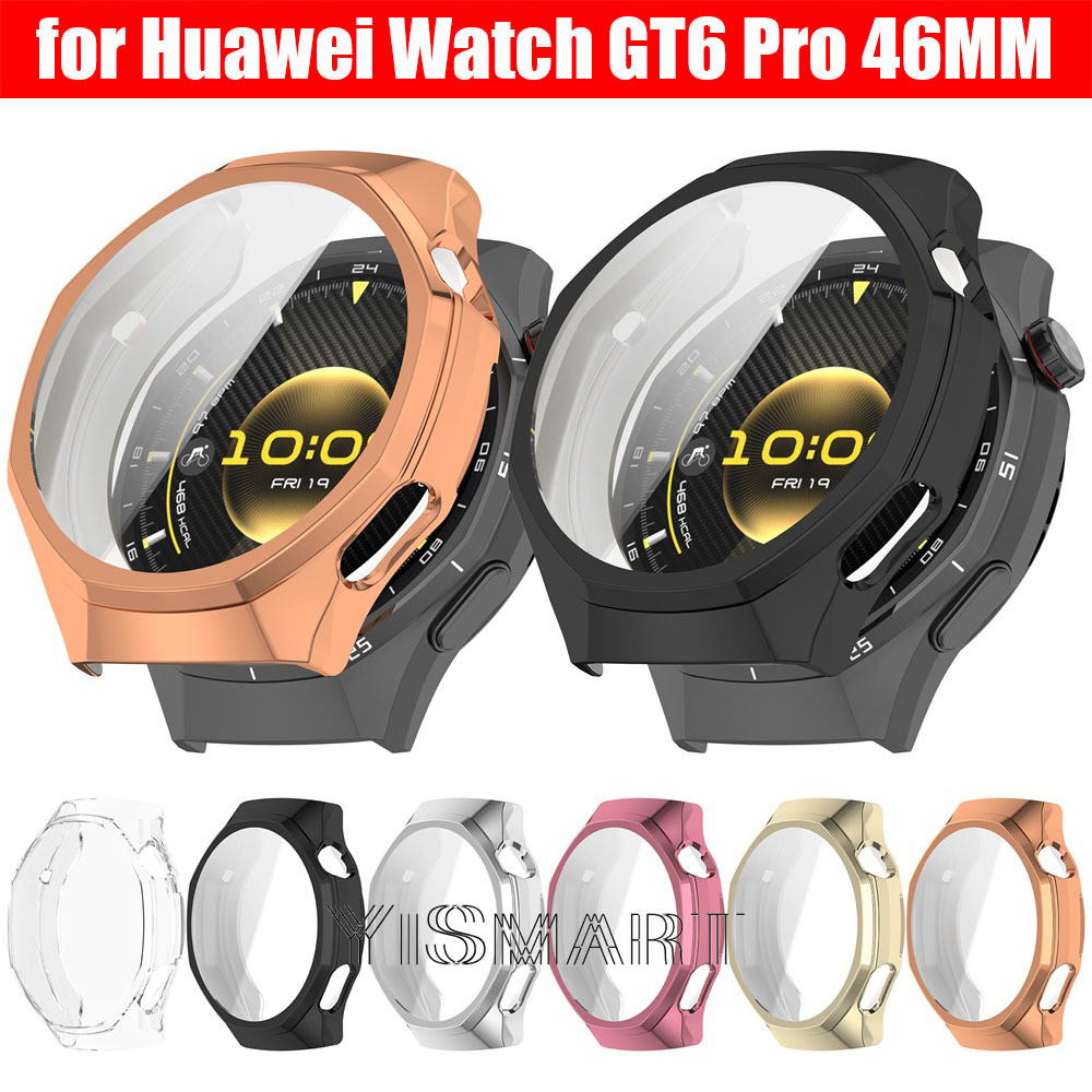 TPU Case for Huawei Watch GT6 Pro 46mm Anti-scratch Screen Protector ...