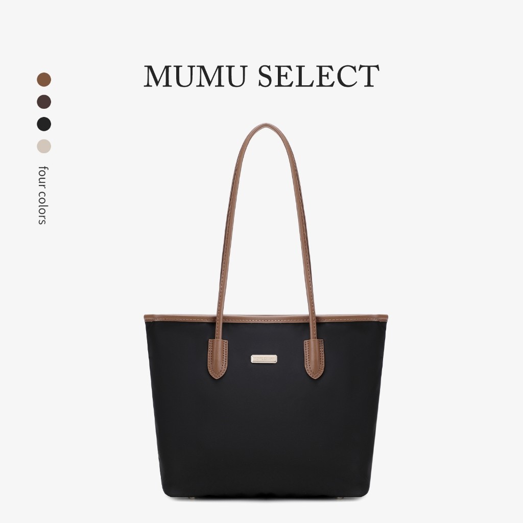 【Mumu Select】M324 Women Quality Nylon Tote Bag Simple Office College ...