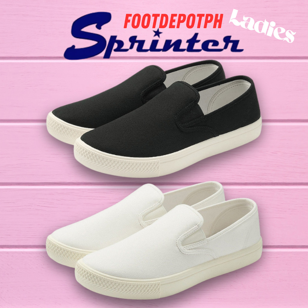 SPRINTER Men / Women Cotton Canvass Rubber Shoes Work Comfort Light ...