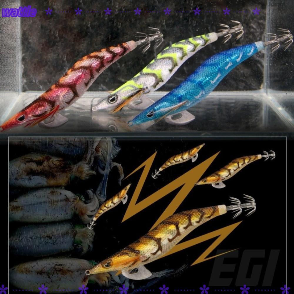 WATTLE Squid Bait, 3.5# Webfoot Octopus Luminous Squid Jig, 2025 ...