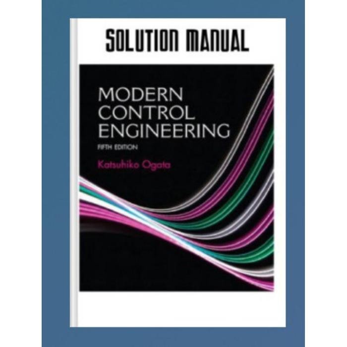 Solution Manual for Modern Control Engineering physical book | Shopee ...