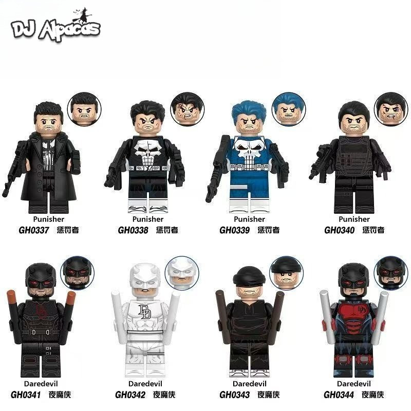 Mini Superhero Figures Toy Collectible Dolls G0145 GH0337 GH0338 ...