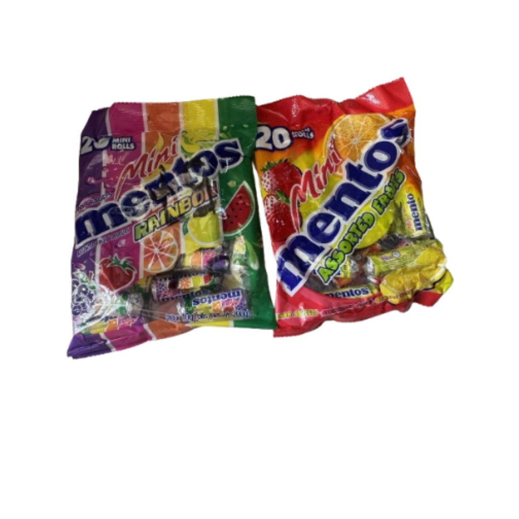 Mentos Mini Assorted Fruits 20pcs | Shopee Philippines