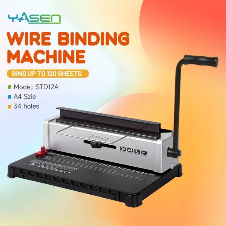 Officom 34-Hole Wire Binding Machine STD12A | Bind Photo Books ...