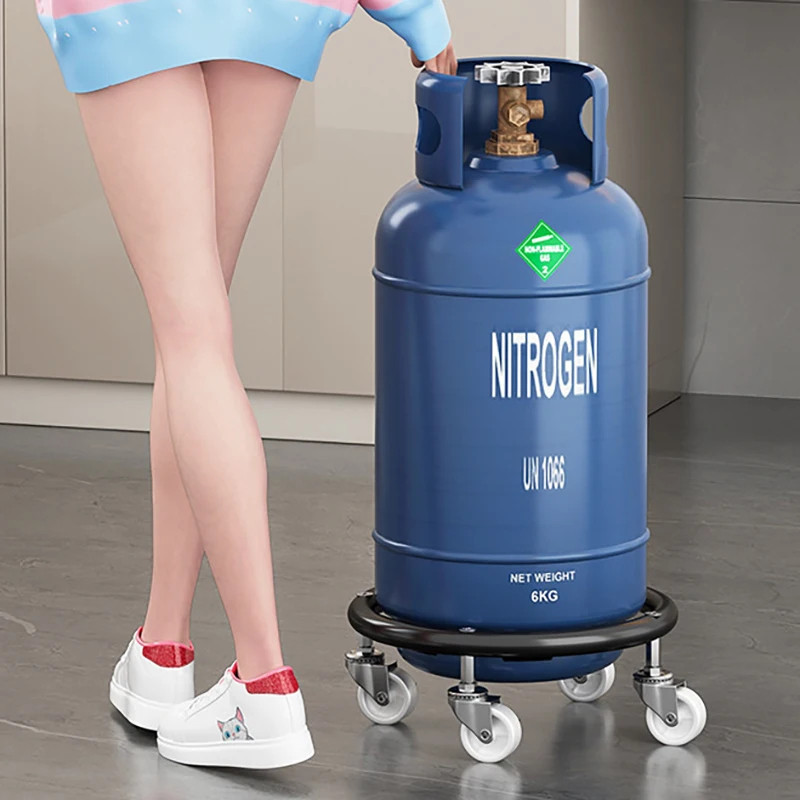 Stainless Steel Gas tank holder landege Propane Cylinder Base Dolly ...