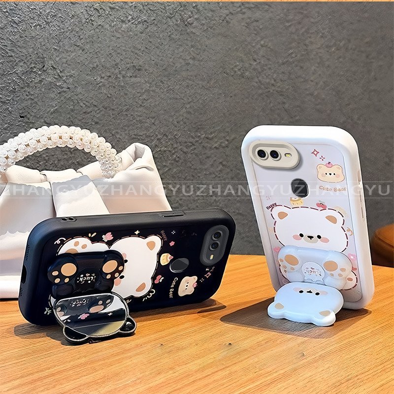 Suitable for OPPO A5S A3S A12E A7 A12 F9 PRO phone Case New Cute Bear ...