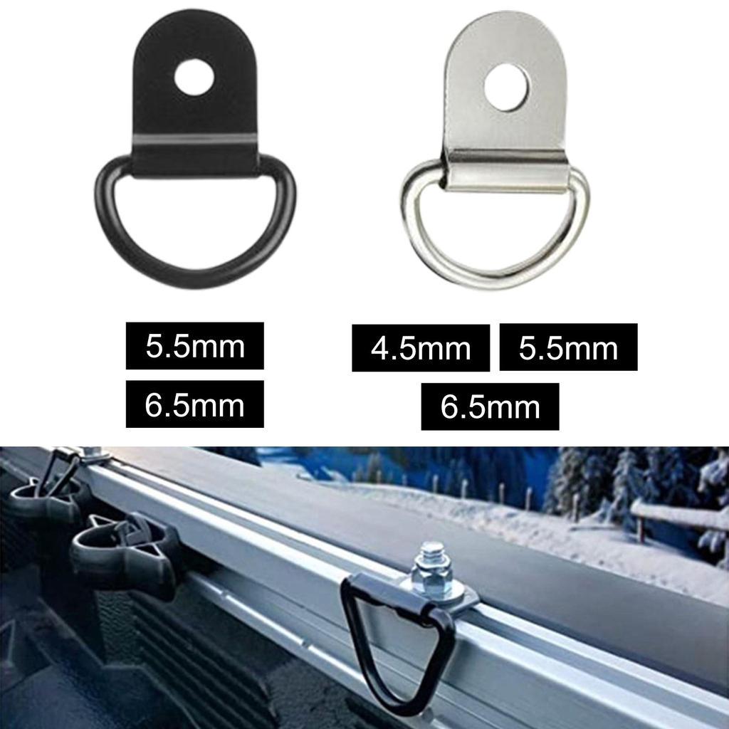 10x Tie Down Anchors Lashing Pull Hook Black Accessories for Trailers ...