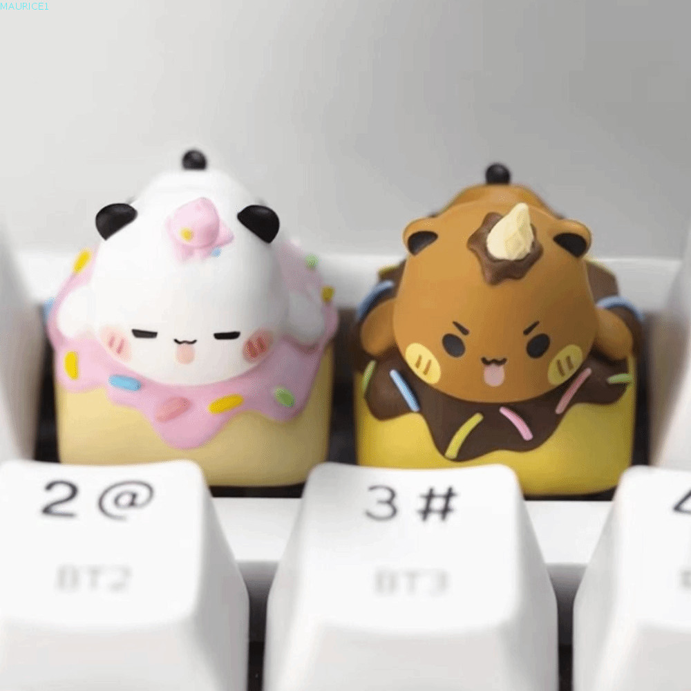 MAURICE1 Bubu Dudu Keycap, DIY Personalized Panda Bear Keyboard Cap ...