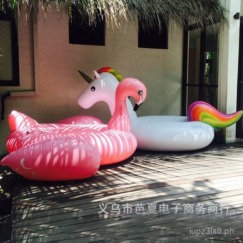 Thickened Super Large Fire Bird Water Inflatable Ride-On Floating Bed ...