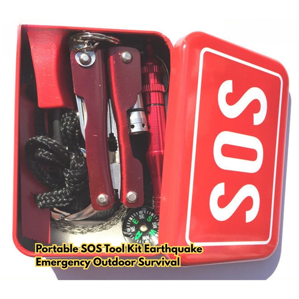 Portable SOS Tool BR215 Earthquake Outdoor Emergency Kit Survival ...