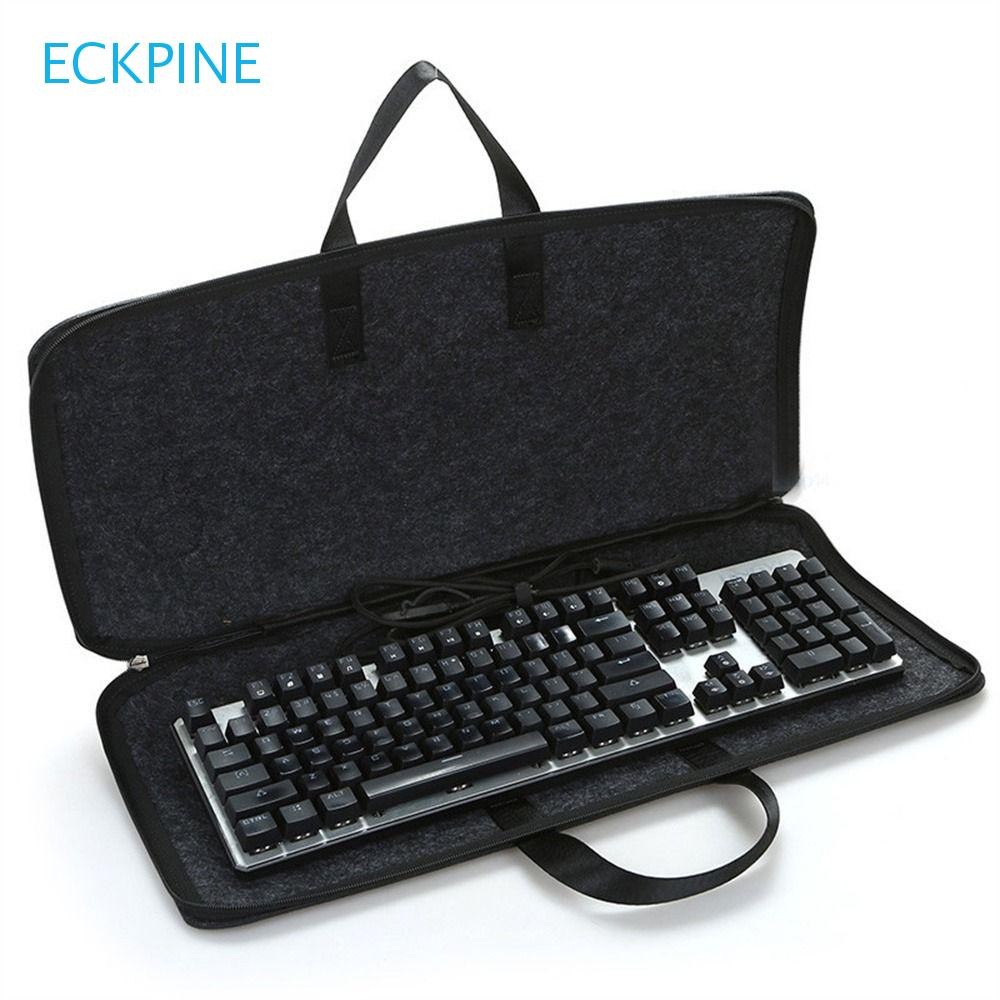 ECKPINE Mechanical Keyboard Bag Anti Shock Accessories Soft Felt Dust ...