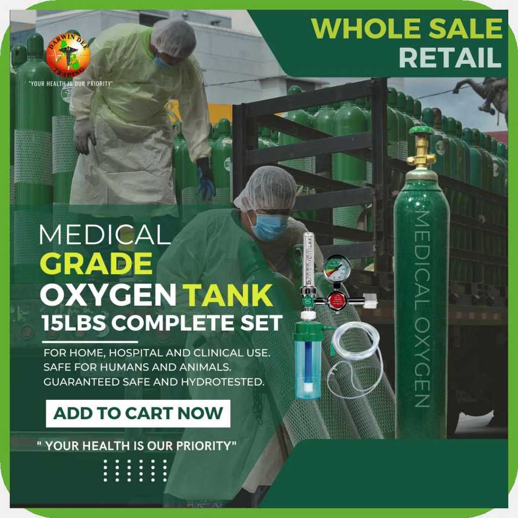 OXYGEN TANK 15LBS COMPLETE SET (WITH CONTENT READY TO USE) | Shopee ...