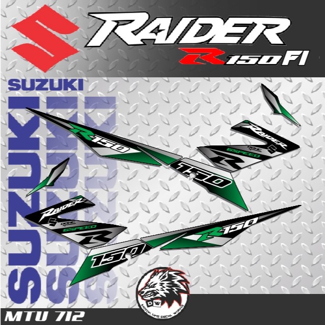 SUZUKI RAIDER R150 FI, DECAL STICKER EASY INSTALL | Shopee Philippines