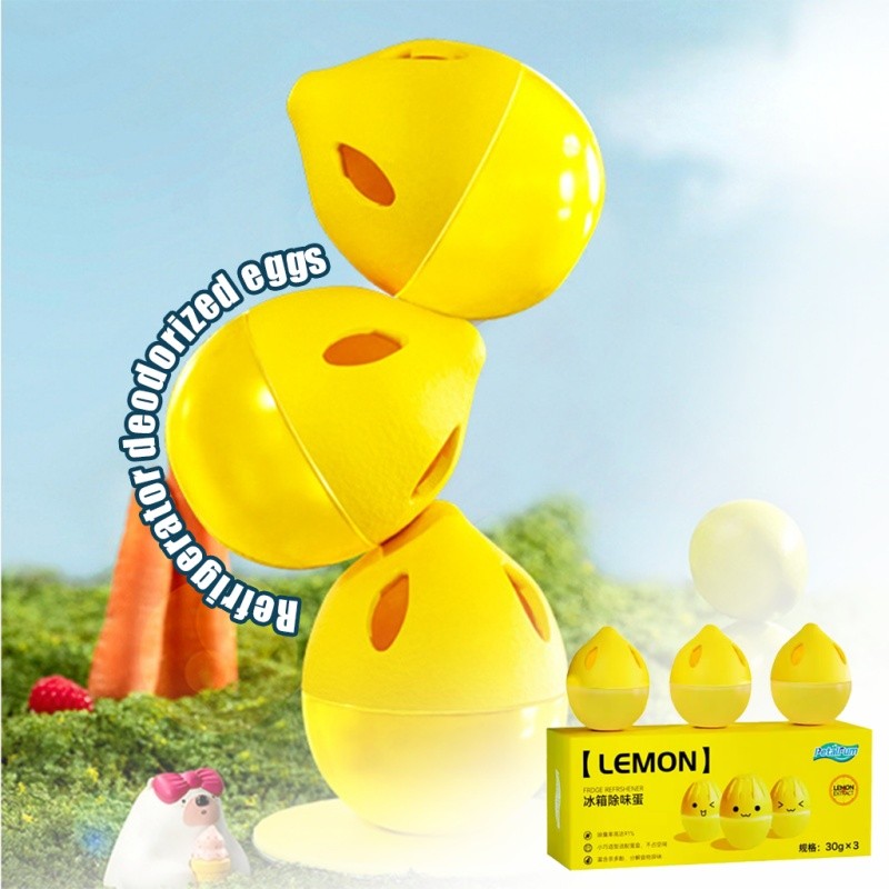 1 box of lemon activated carbon antibacterial and fresh-keeping ...