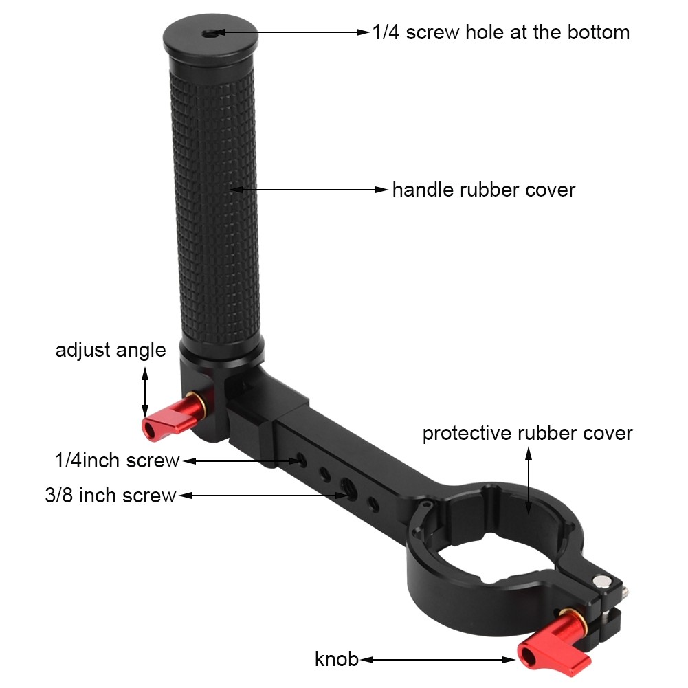 Gimbal Hand Grip for Ronin S Crane 2 Handheld Stabilizer 1/4in 3/8in ...
