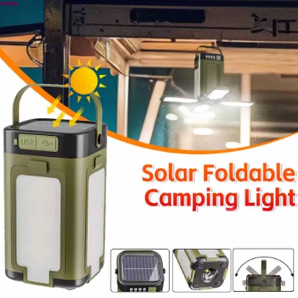 AROMA Camping Lantern, Large Capacity Solar Charging Solar Camping ...
